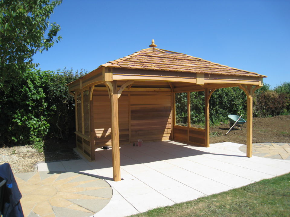 Outdoor Shelters With Canvas Roof • The Hideout House Company