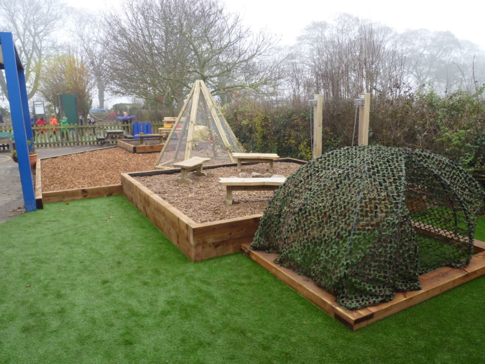 School Nature Play Areas • The Hideout House Company