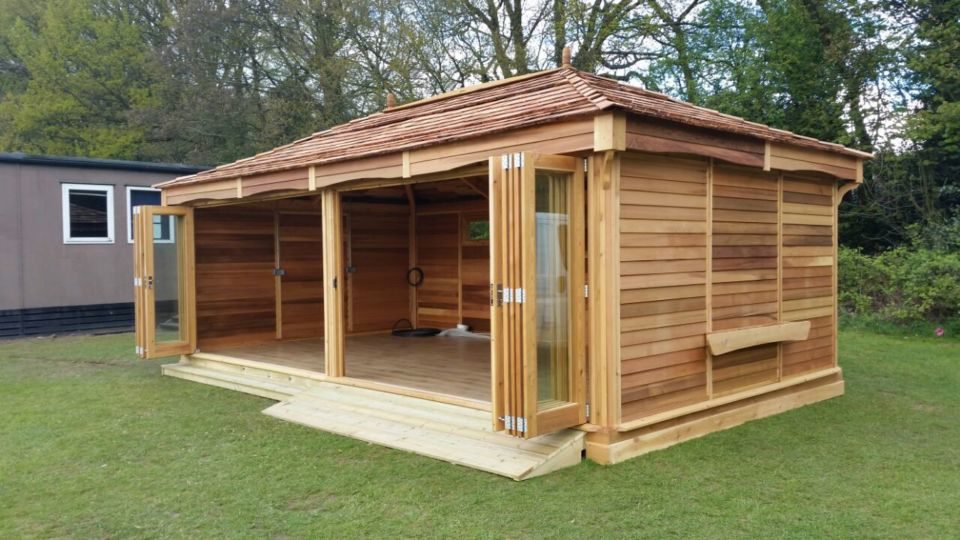 Enclosed outdoor classrooms for schools to use all year round