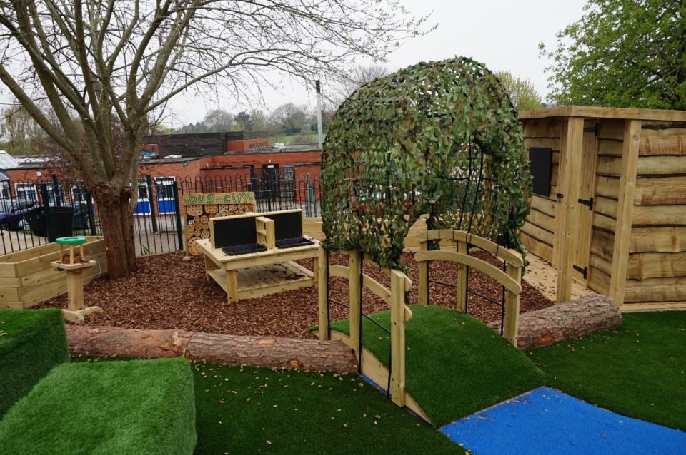 School Nature Play Areas • The Hideout House Company